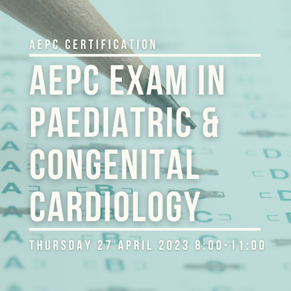 AEPC Certification of basic training in paediatric and congenital ...