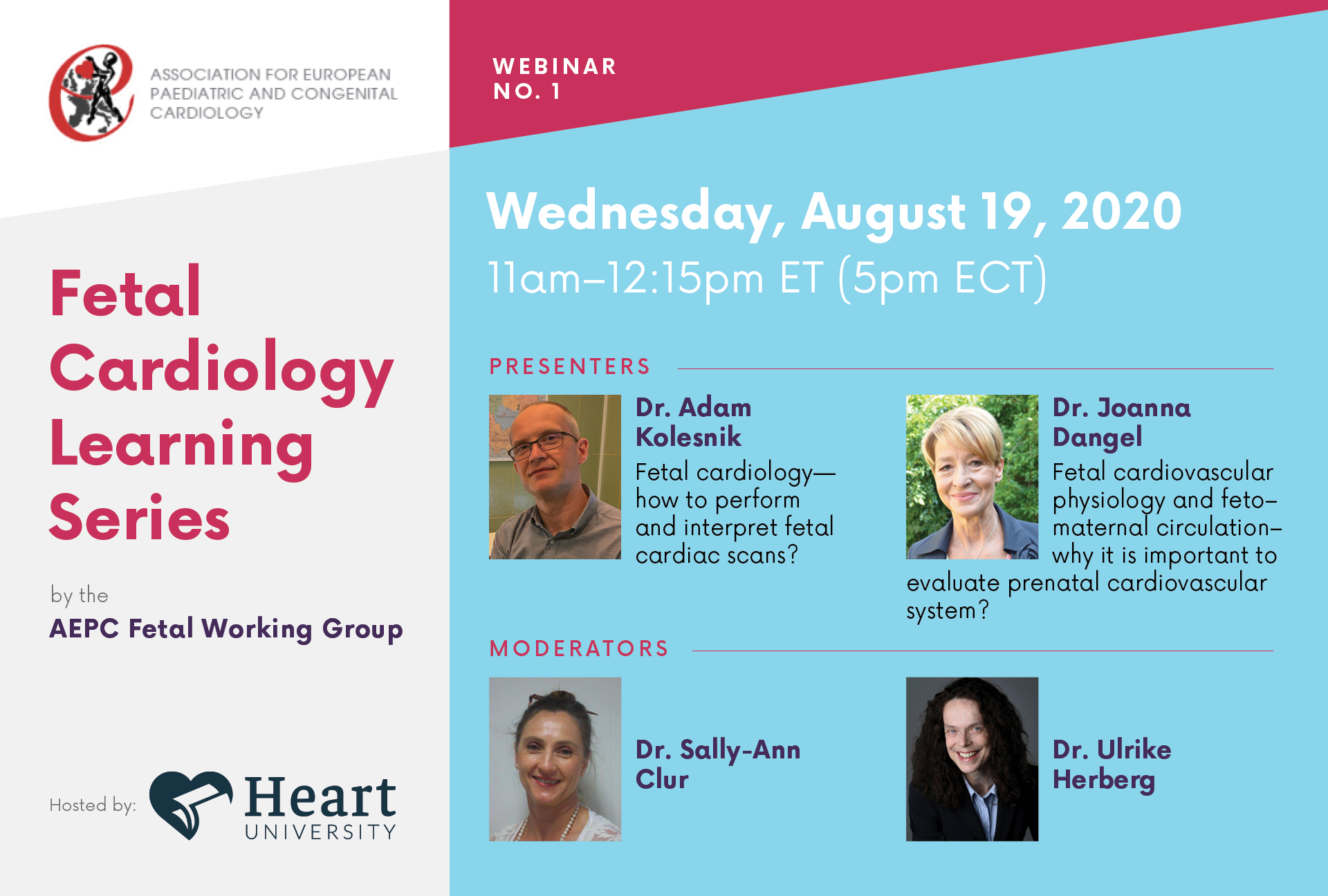 Announcing the AEPC Fetal Cardiology Learning webinar series | AEPC